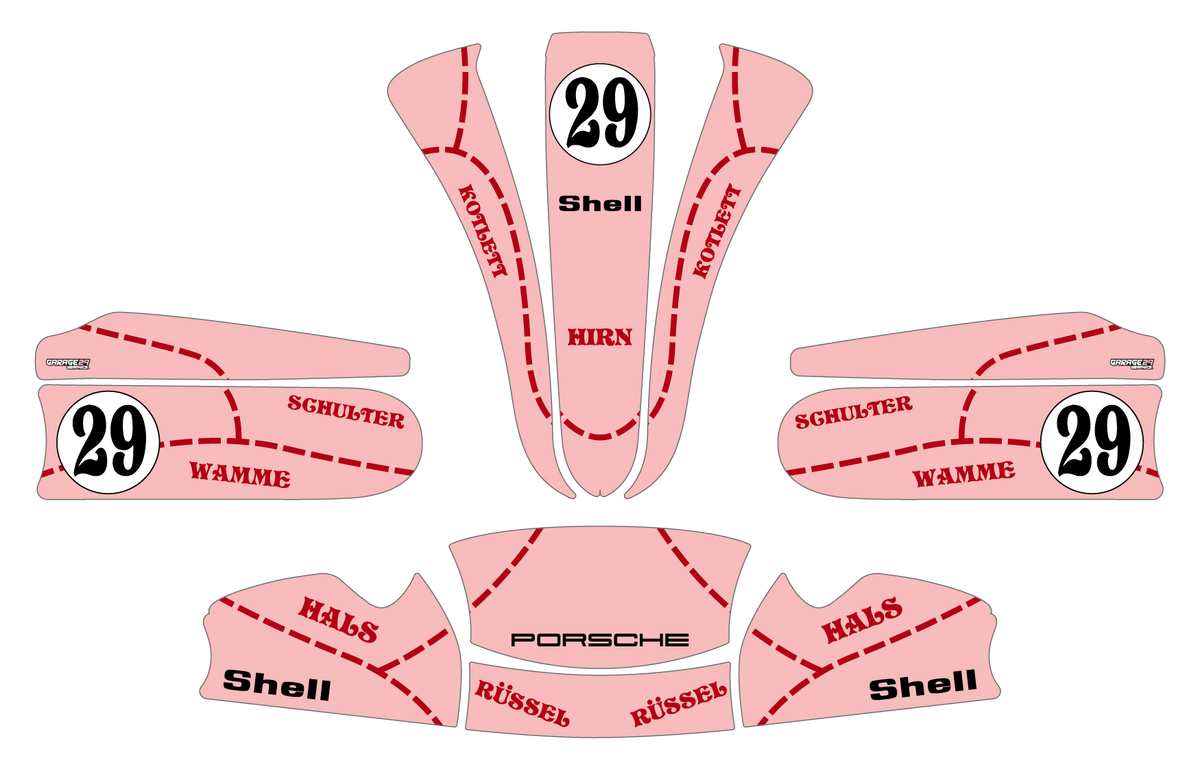 Classic Livery - Cadet 01 - Pink Pig – Garage 29 Graphics Ltd